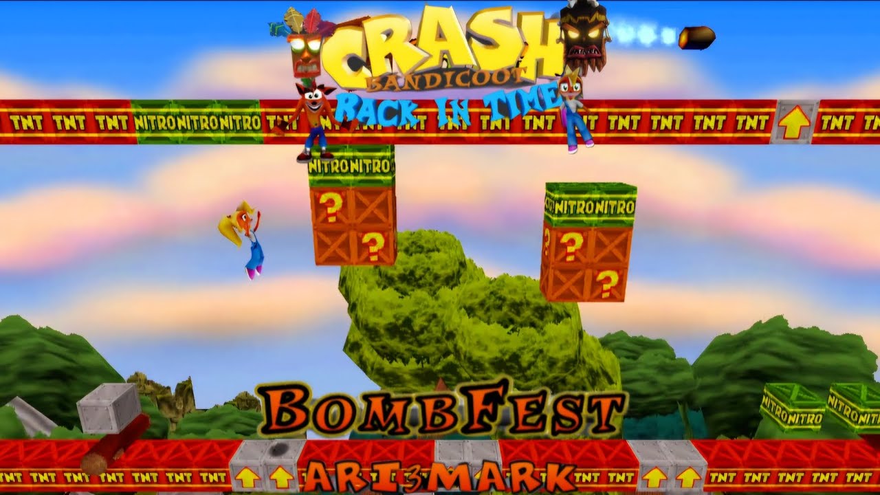 Crash Bandicoot - Back In Time Fan Game: Custom Level: Bomb Fest By ...