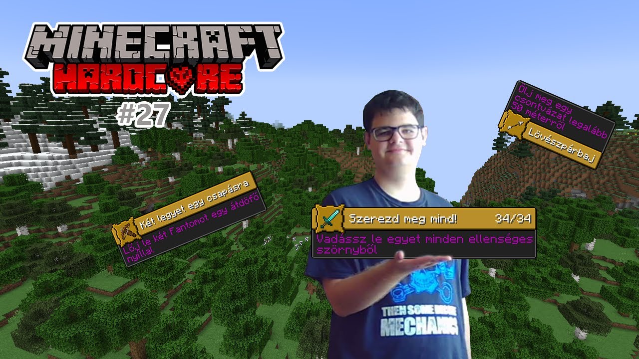 ADVENCMENTEKRE FEL!😎 | MINECRAFT: HARDCORE - 27. rész - YouTube