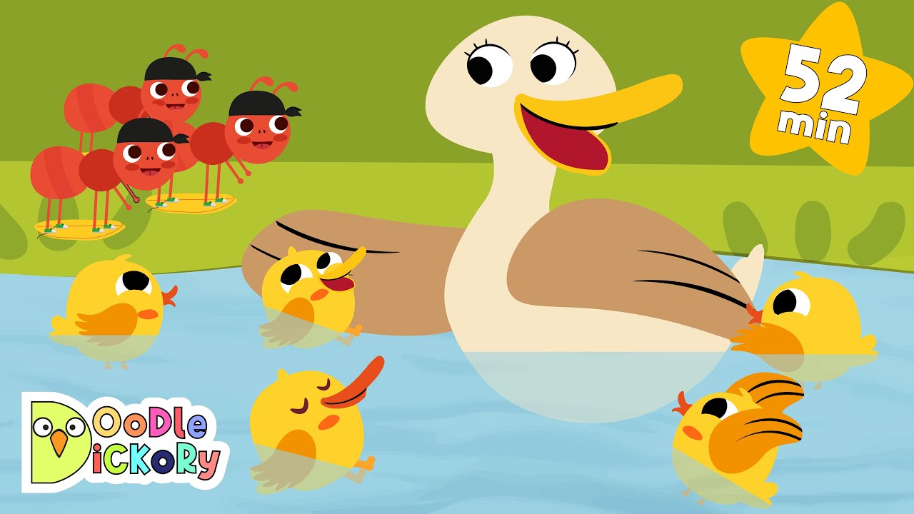 Five Little Ducks | + More Nursery Rhymes & Kids Songs | Doodle Dickory ...