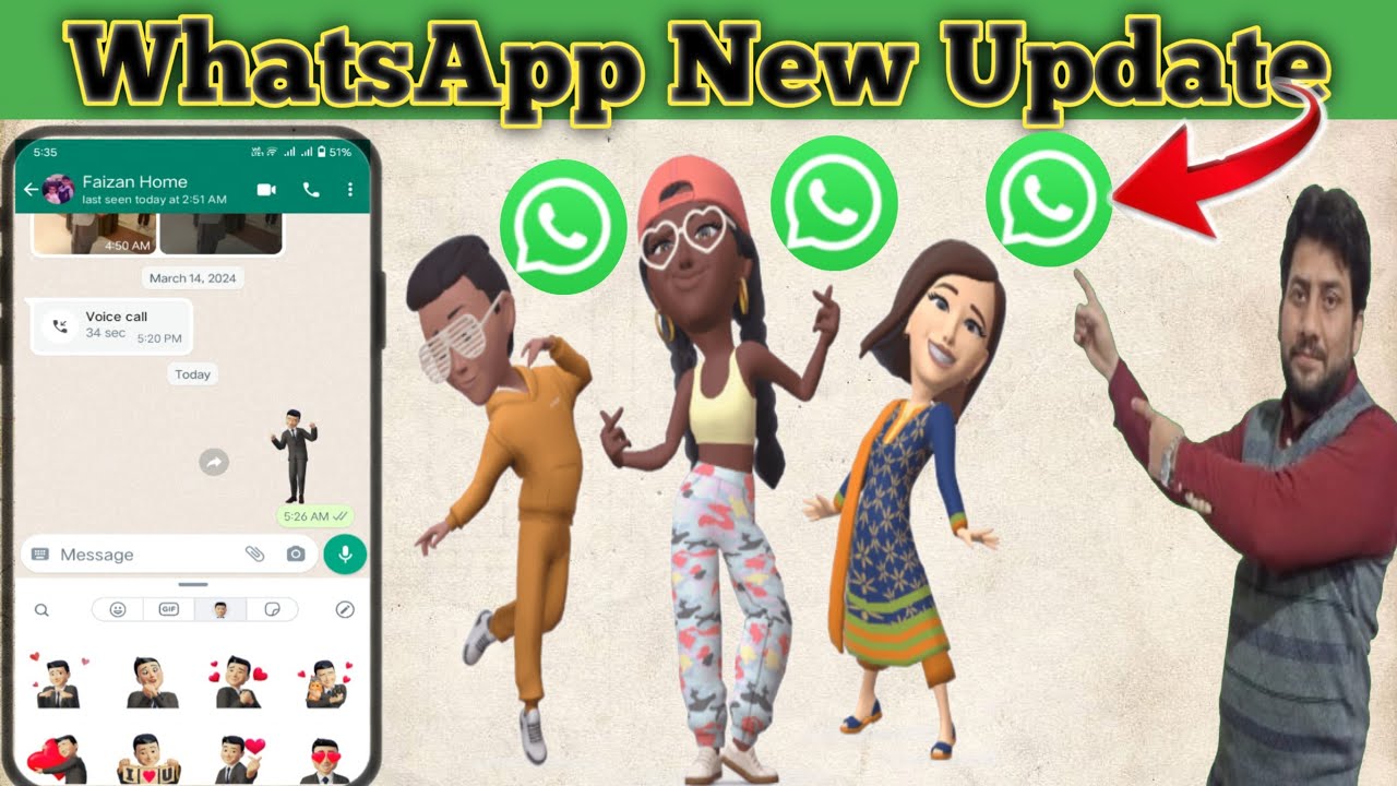 How To Create WhatsApp Avatar/ WhatsApp Avatar Features / WhatsApp ...
