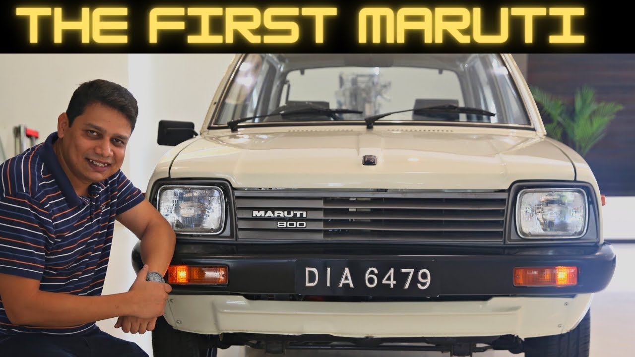 The First ever Maruti car sold - YouTube