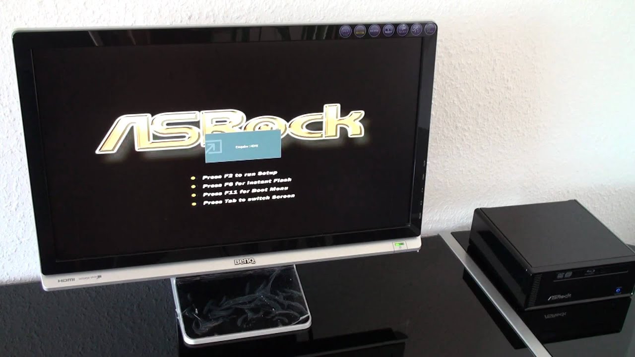 ASRock ION 330 BD Boot Time Bootzeit mit SSD Corsair Reactor R120 120GB ...