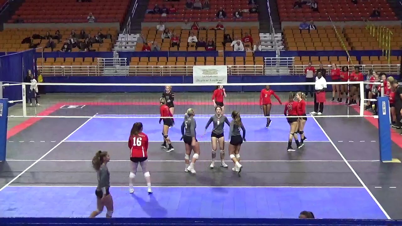 Becca Robinson Setter #8 NJCAA Nationals 2019 Day 2 - YouTube
