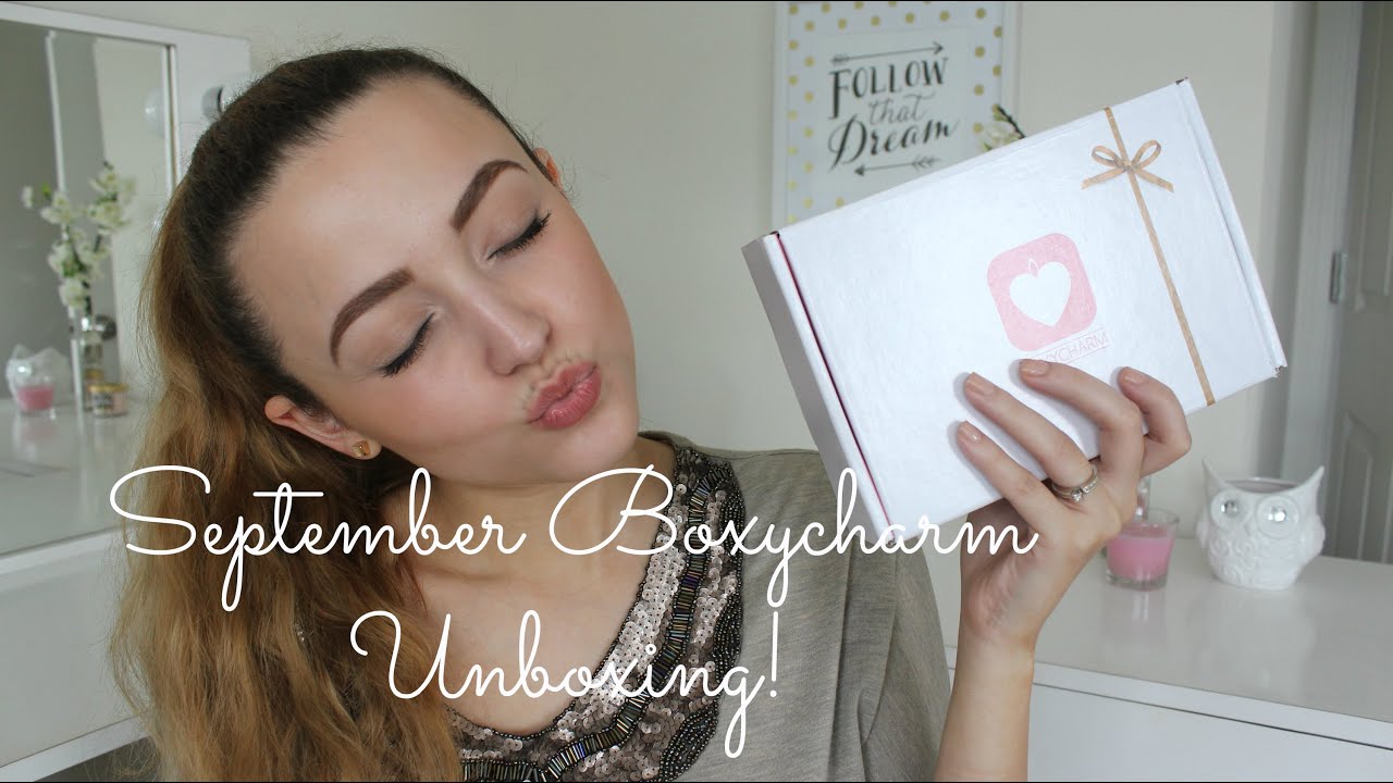 September BoxyCharm Unboxing! 2014 - YouTube