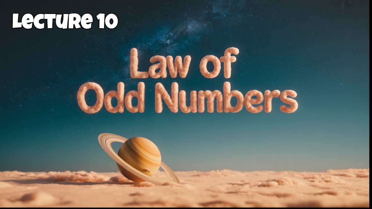 Lecture 10 | Galileo’s Law of Odd Numbers | Understanding Uniform ...