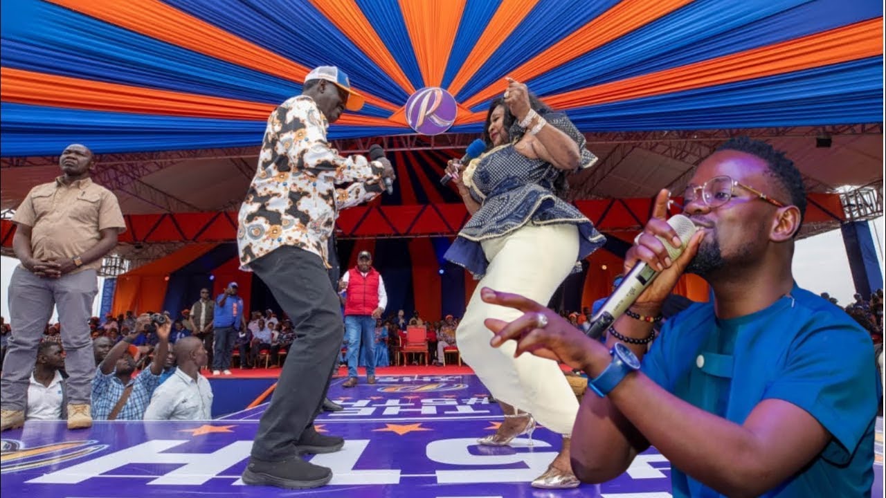 PRINCE INDA FT BABA RAILA AMOLO ODINGA!! WATCH ENERGETIC RAILA DANCING ...