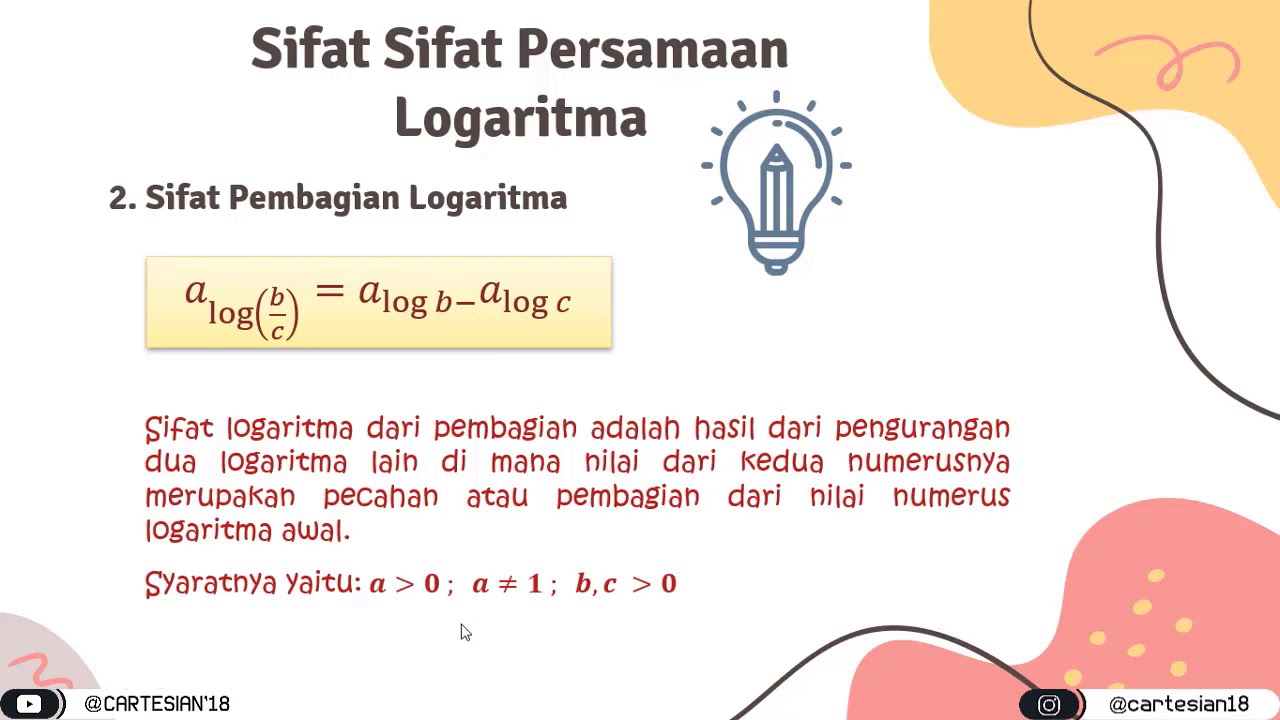 Logaritma | Belajar Sifat-Sifat Logaritma Kelas 10 SMP/MTs - YouTube
