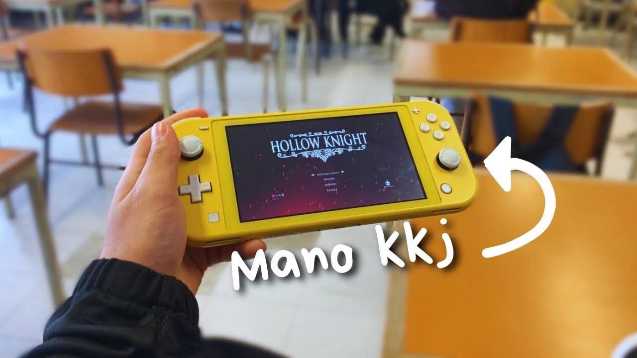 Levei o nintendo switch pra escola… - YouTube