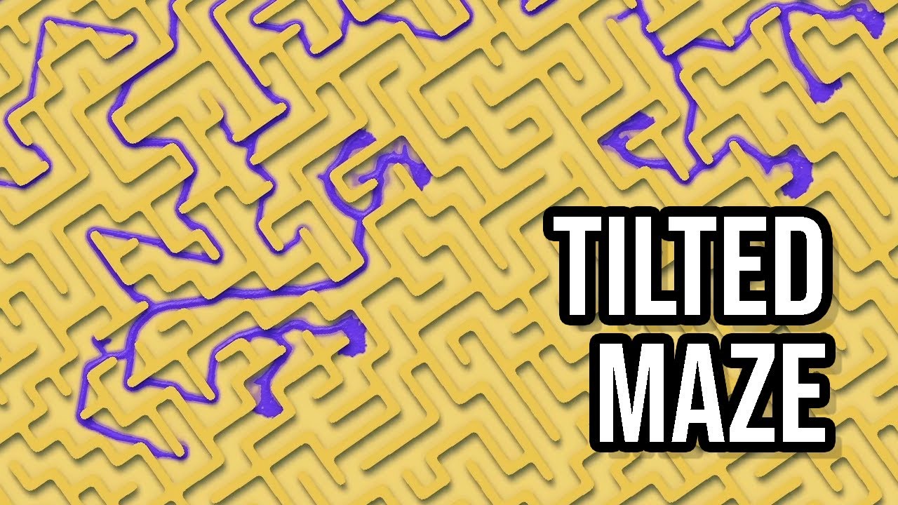 Blob Tackles Tilted Maze - Will It Solve It? - YouTube