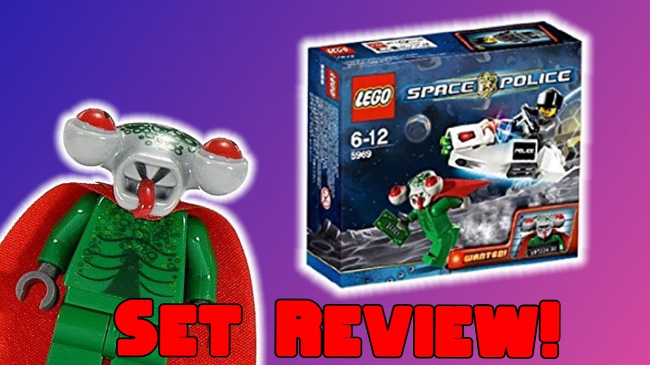 Squidman Escape 5969 | Lego Space Police Set Review! - YouTube
