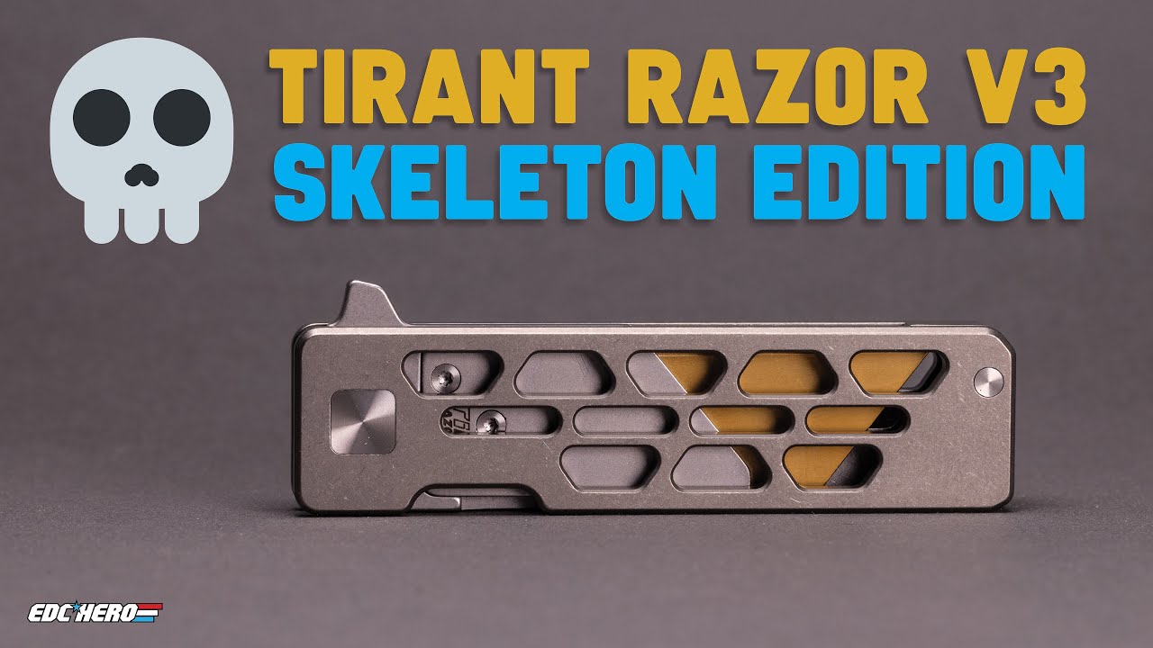 Exceed Designs TiRant Razor V3 Skeleton Edition - YouTube