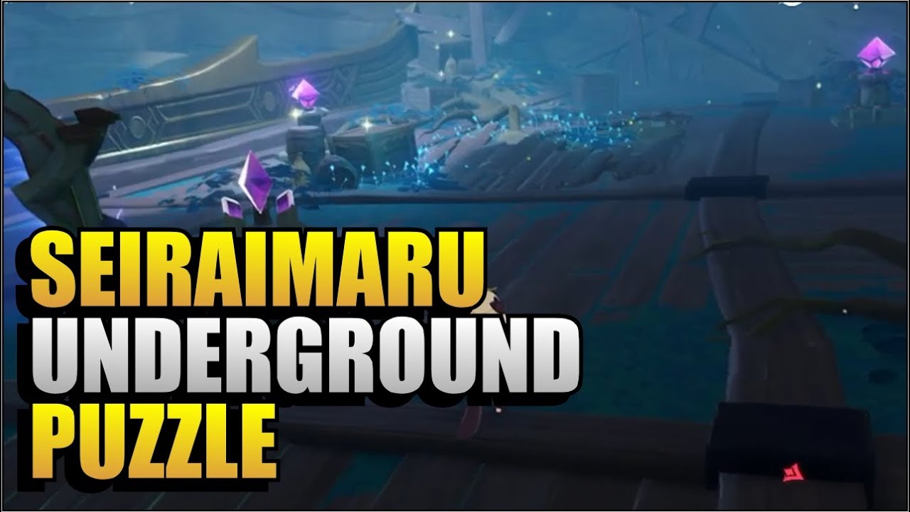 Puzzle Bawah Tanah Seiraimaru | Inazuma Puzzle - Genshin Impact - YouTube
