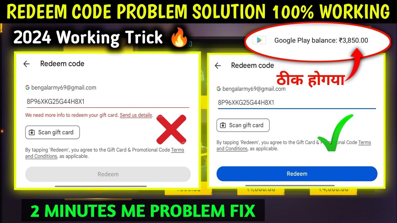 We Need More Info To Redeem Your Gift Card Send Us Details | Google ...