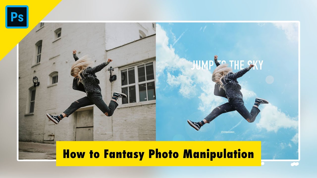 Cara membuat manipulasi foto - Photoshop Tutorial - YouTube