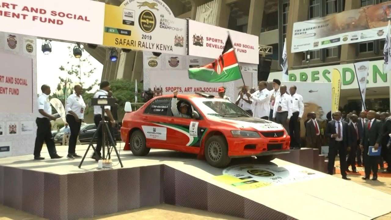 Uhuru Kenyatta flags off cars at start of Safari Rally in Nairobi | AFP ...