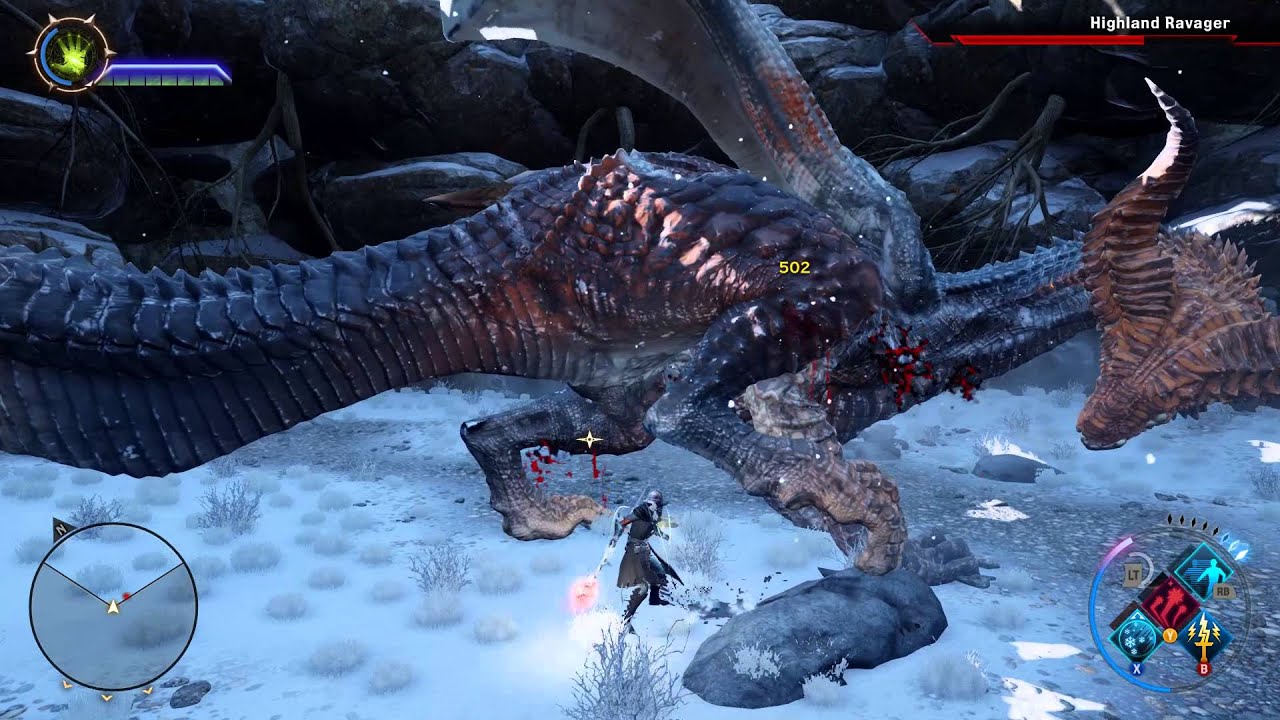 Dragon Age Inquisition Knight Enchanter (Jedi) Solo Dragon Fight - YouTube