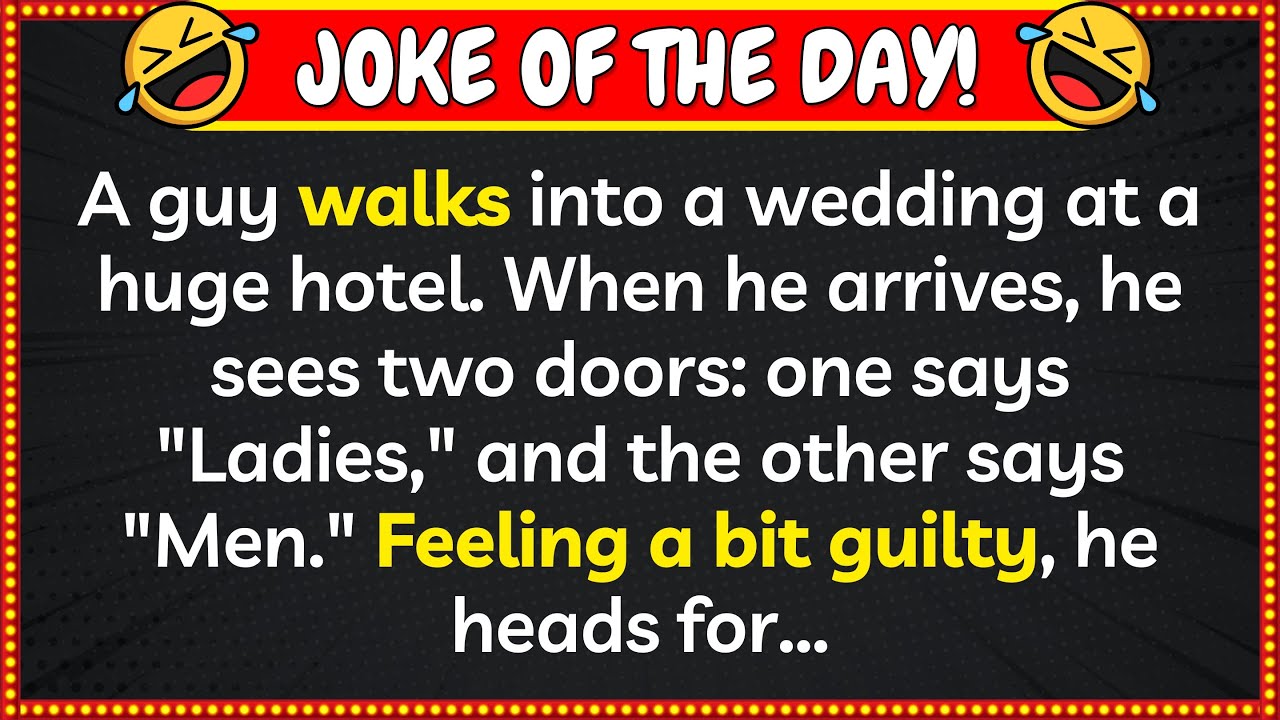 🤣 BEST JOKE OF THE DAY! 👉 Funny Short Jokes - A guy has to pick between ...