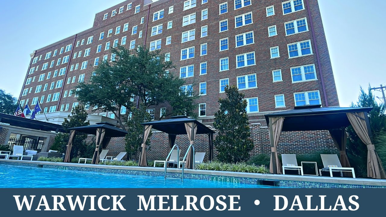 Warwick Melrose - Dallas, TX - King Deluxe Corner Suite - YouTube