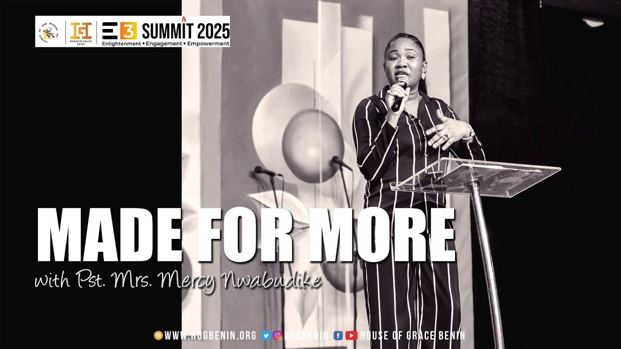 Made for More | Pst. Mrs Mercy Nwabudike - YouTube