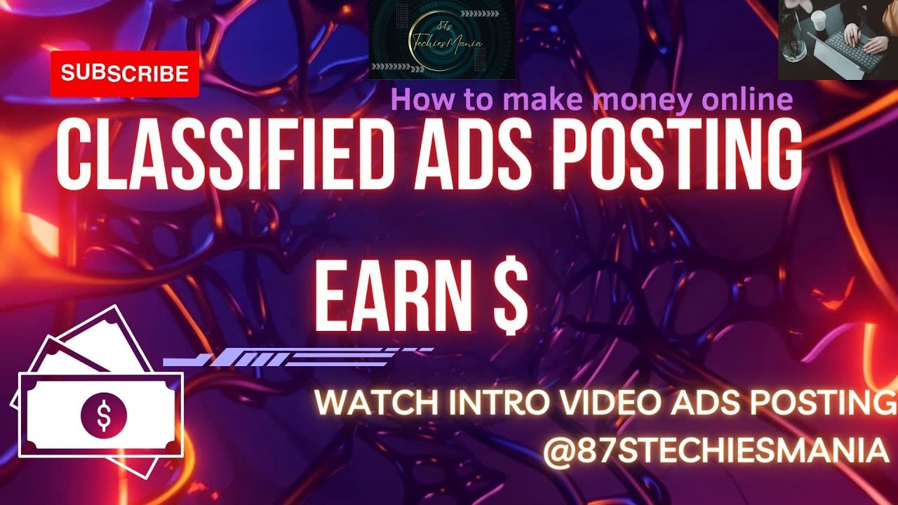 Classifies Ads Posting || How to Earn Online Money (part 1 intro) - YouTube