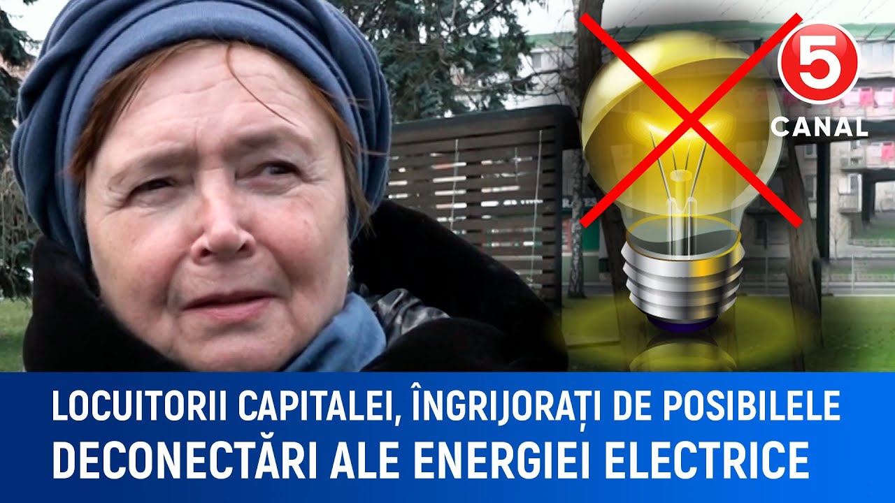 Locuitorii capitalei, îngrijorați de posibilele deconectări ale ...
