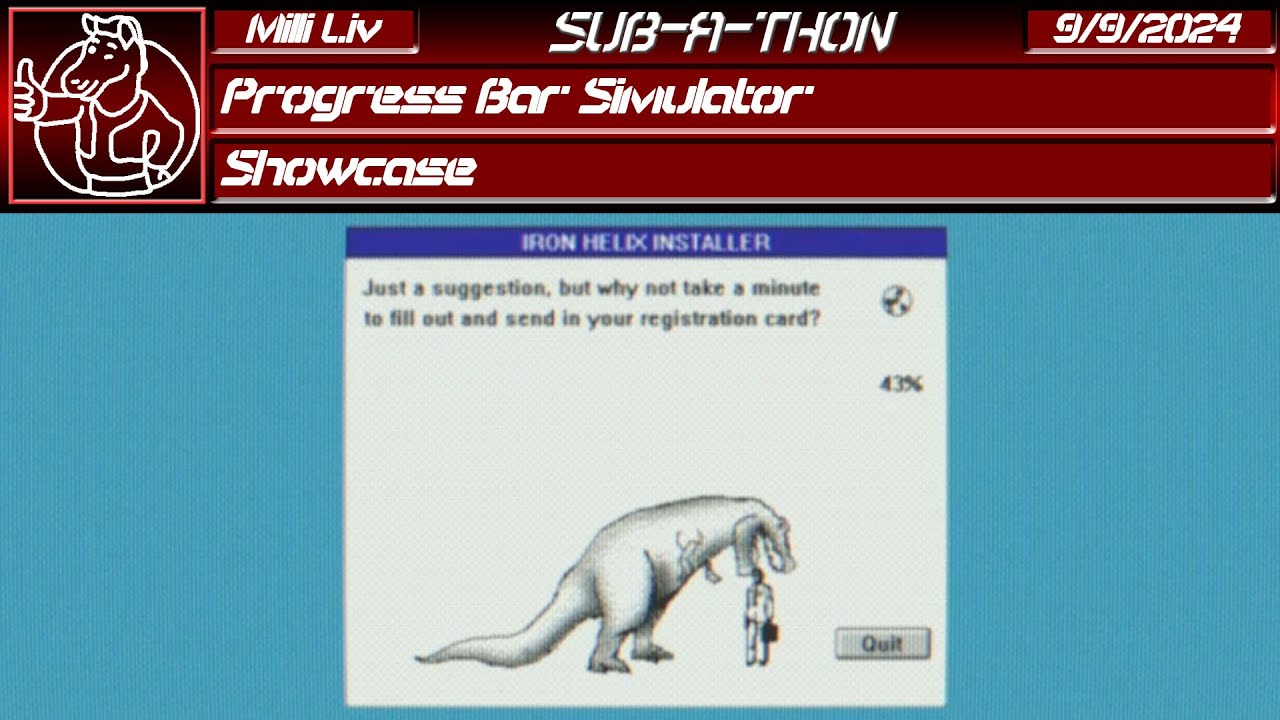 [M] It's been at 100% for 3 hours. /// Progress Bar Simulator - YouTube