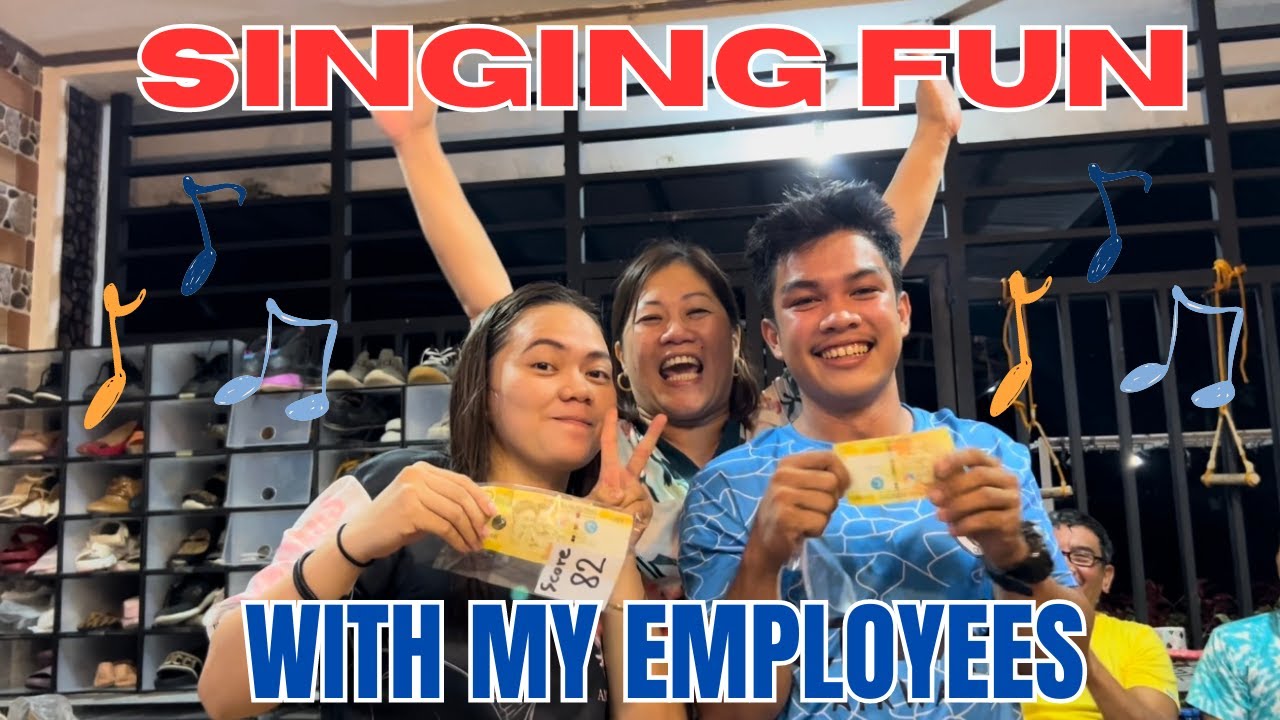 SINGING FUN WITH MY EMPLOYEES | SOLLE'S G - YouTube