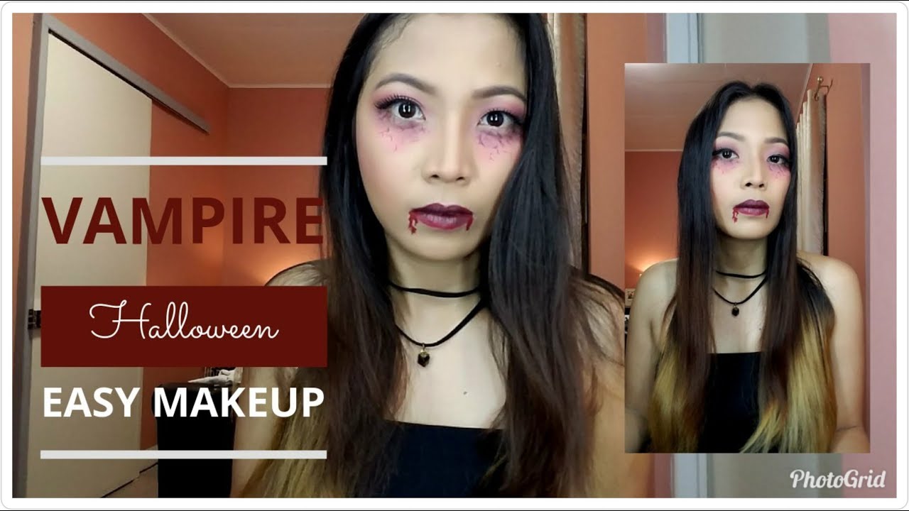 Easy & Simple Vampire Look | Halloween Makeup - YouTube