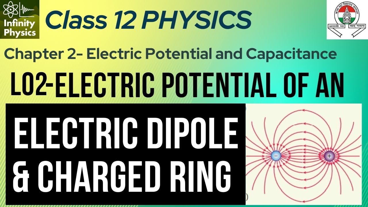 L-02 Electric Potential of an Electric Dipole & Charged Ring | Electric ...