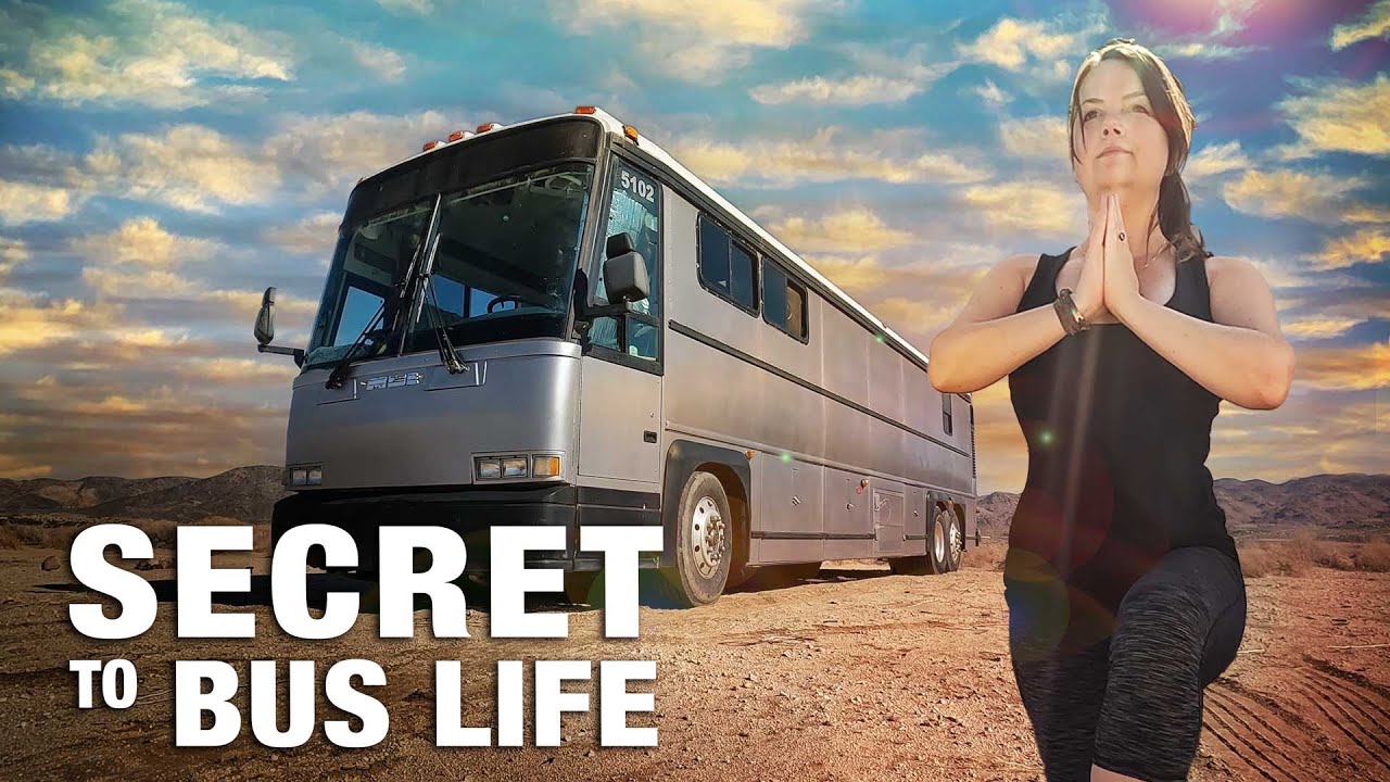 The Secret to Bus Life | Free Camping In California & Friends Meet Up ...