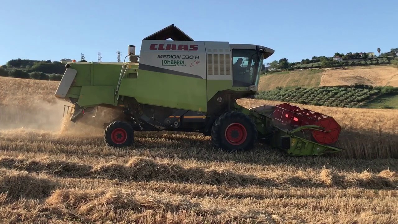 Claas Medion 330H - 4 track - YouTube