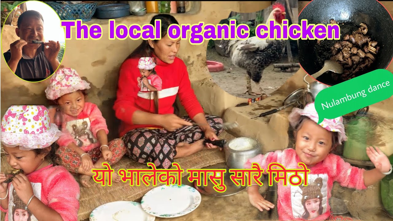 chicken recipe with bamboo pickle ll कुखुराको मासु क्या मिठो यार ...