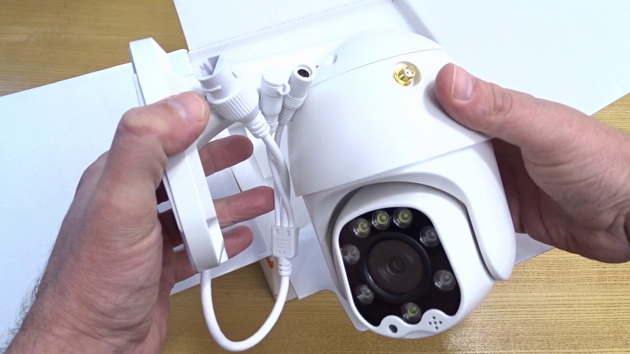 Digoo DG-ZXC40 1080P WIFI Speed Dome IP Camera - Unboxing - YouTube