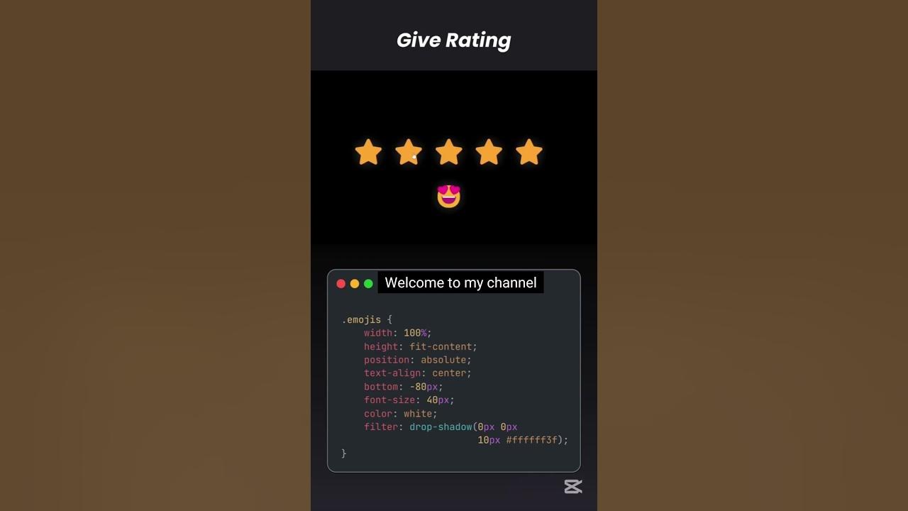 Rating Animation #html #coding #programming - YouTube