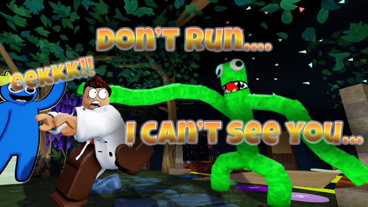 ROBLOX! PART 2 Rainbow Friends Chapter 1!! Green!! Witty KOKO!!Don't ...