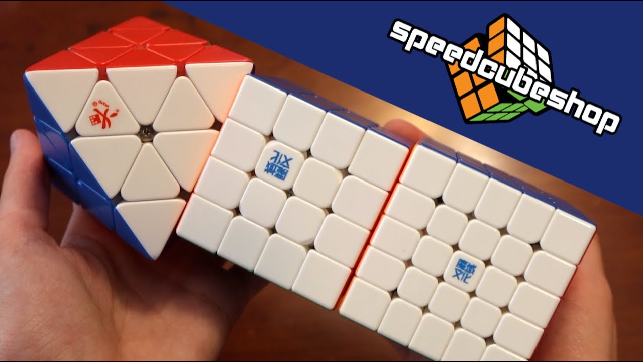 FINALLY New Moyu 4x4 & 5x5 + Dayan FTO Unboxing! (SpeedCubeShop) - YouTube