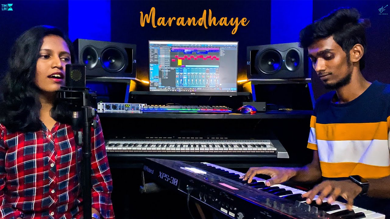 Marandhaye Cover Song ( Teddy ) Abi Shek B V - Alin Angel - YouTube