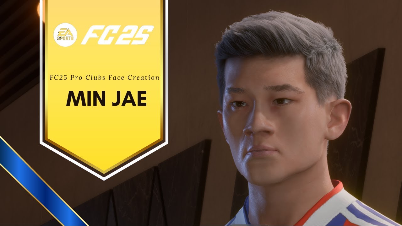 FC25 MIN JAE KIM Pro Clubs Face Creation 프로클럽 김민재 커마 - YouTube