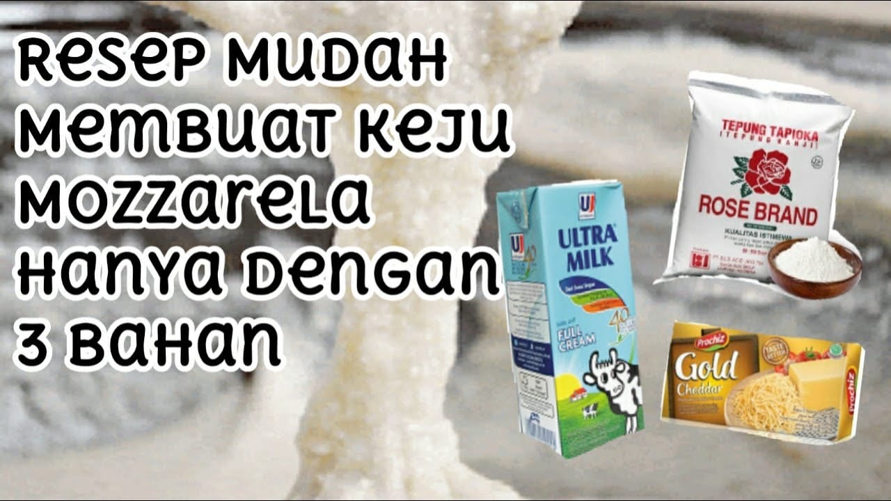 Cara membuat Keju Mozzarela Homemade - YouTube