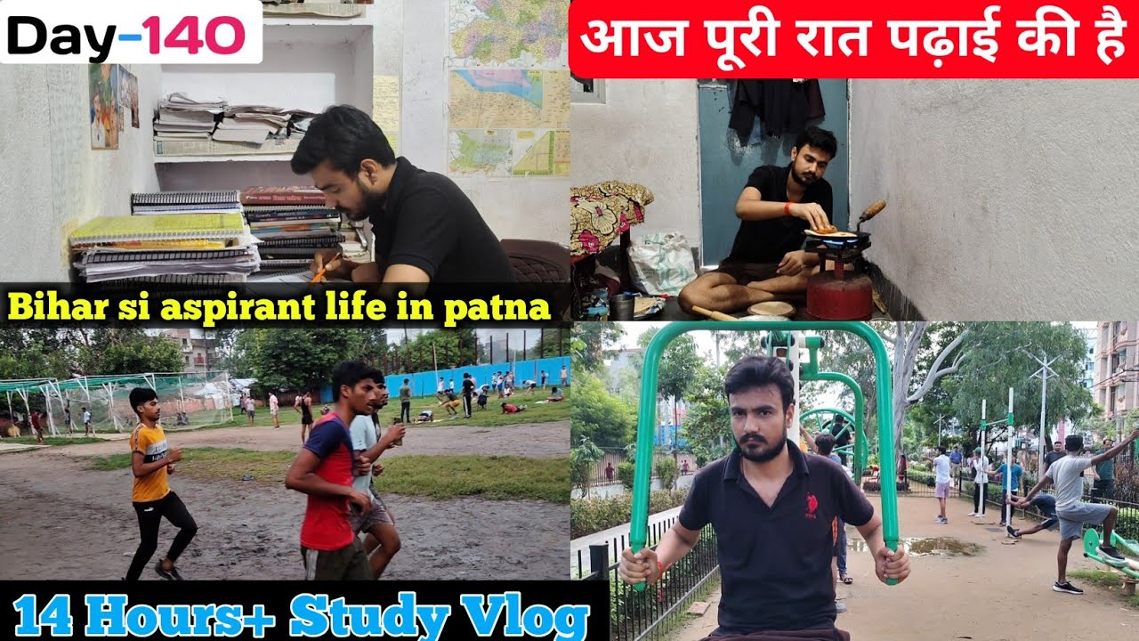 Day-140 । 14 Hours+ Study Routine Vlog । A Day in my Life । preparing ...