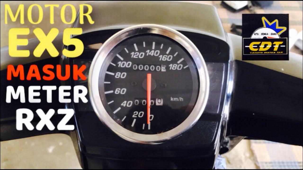 MOTOR HONDA EX5 MASUK METER YAMAHA RXZ CATALYZER - YouTube