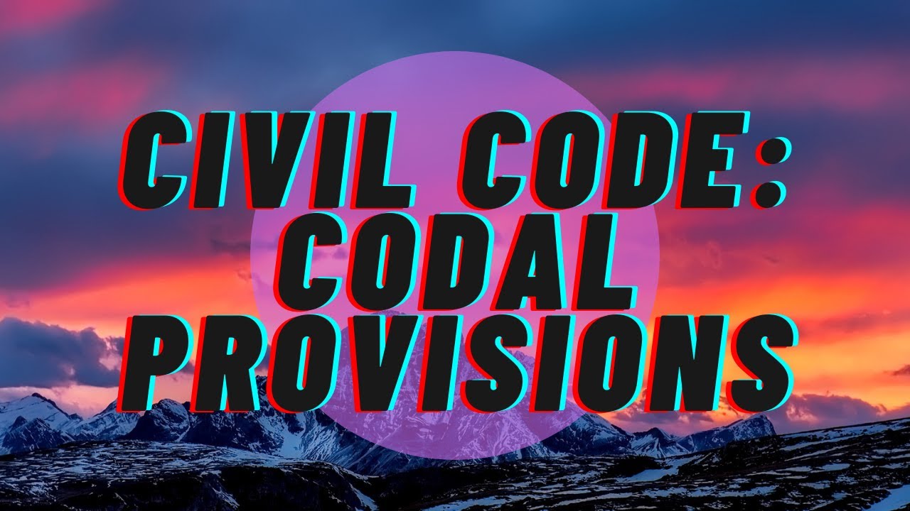 Excerpts from the Lecture in Civil Code Property Law, part 008 - YouTube