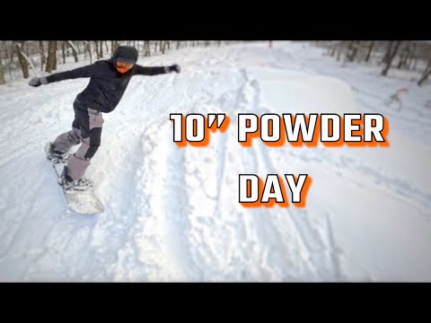 East Coast Powder Day Boogie - Camelback Resort, PA Snowboarding - YouTube