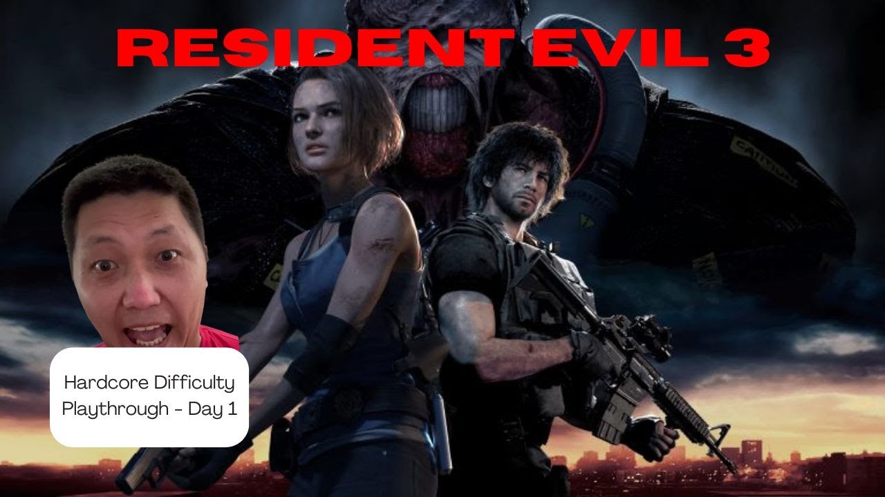 Resident Evil 3 || Hardcore Difficulty || Day 1 || Chat or Lurk - YouTube