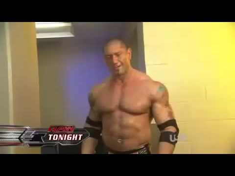WWE Batista and the Funny Fan in Raw (HQ) - YouTube