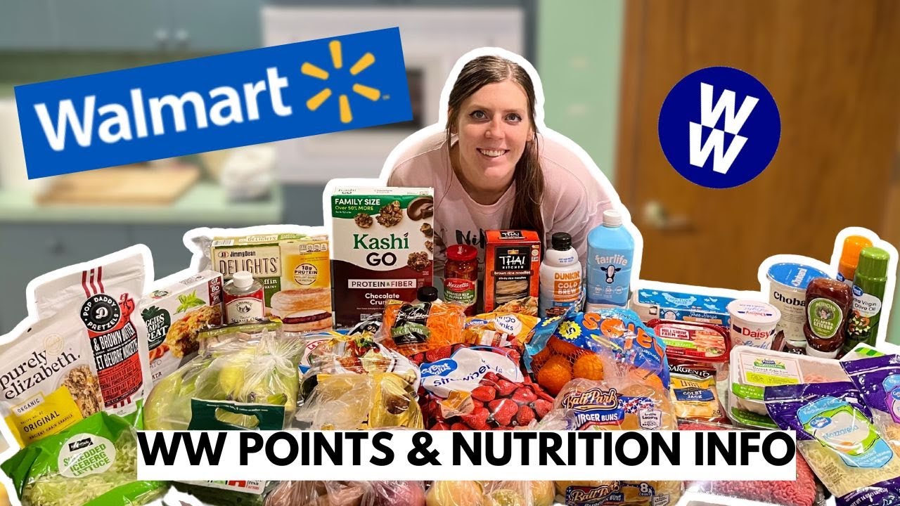 Healthy WALMART Grocery Haul | Weightwatchers Points | Weight Loss ...