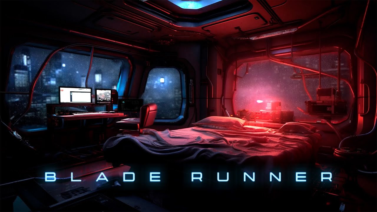 BLADE RUNNER Ethereal Ambient music | Cyberpunk Sci Fi ULTRA RELAXING ...