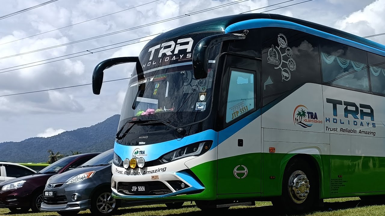 REVIEW BAS PERSIARAN TRA HOLIDAYS #JTP5551 #HINO #TMSBUS - YouTube