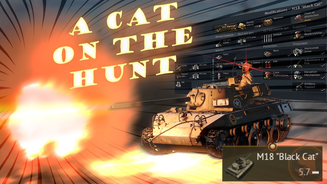 M18 Black Cat | premium cat experience Part. 1 | GroundRB #10 - YouTube