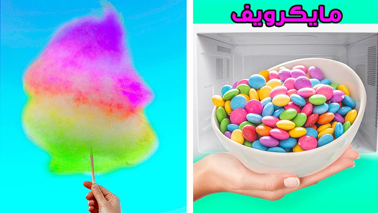 حلويات بألوان قوس قزح أفكار لإعداد الحلوى Youtube